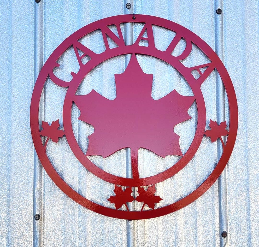Canada Maple Leaf Sign ,metal House Sign, - Etsy