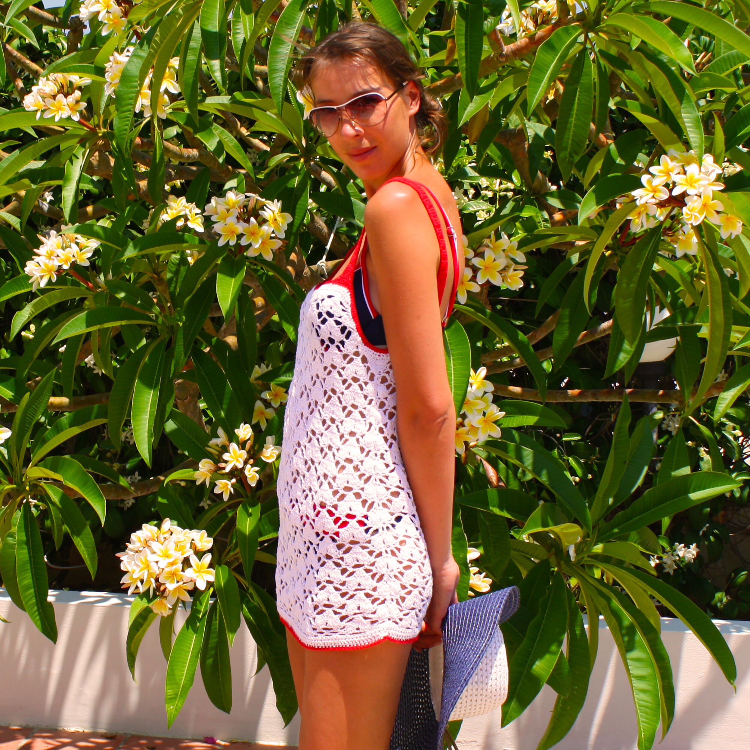 White Sheer Dress Sexy Beach Cover Up Sun Dress Off White Etsy