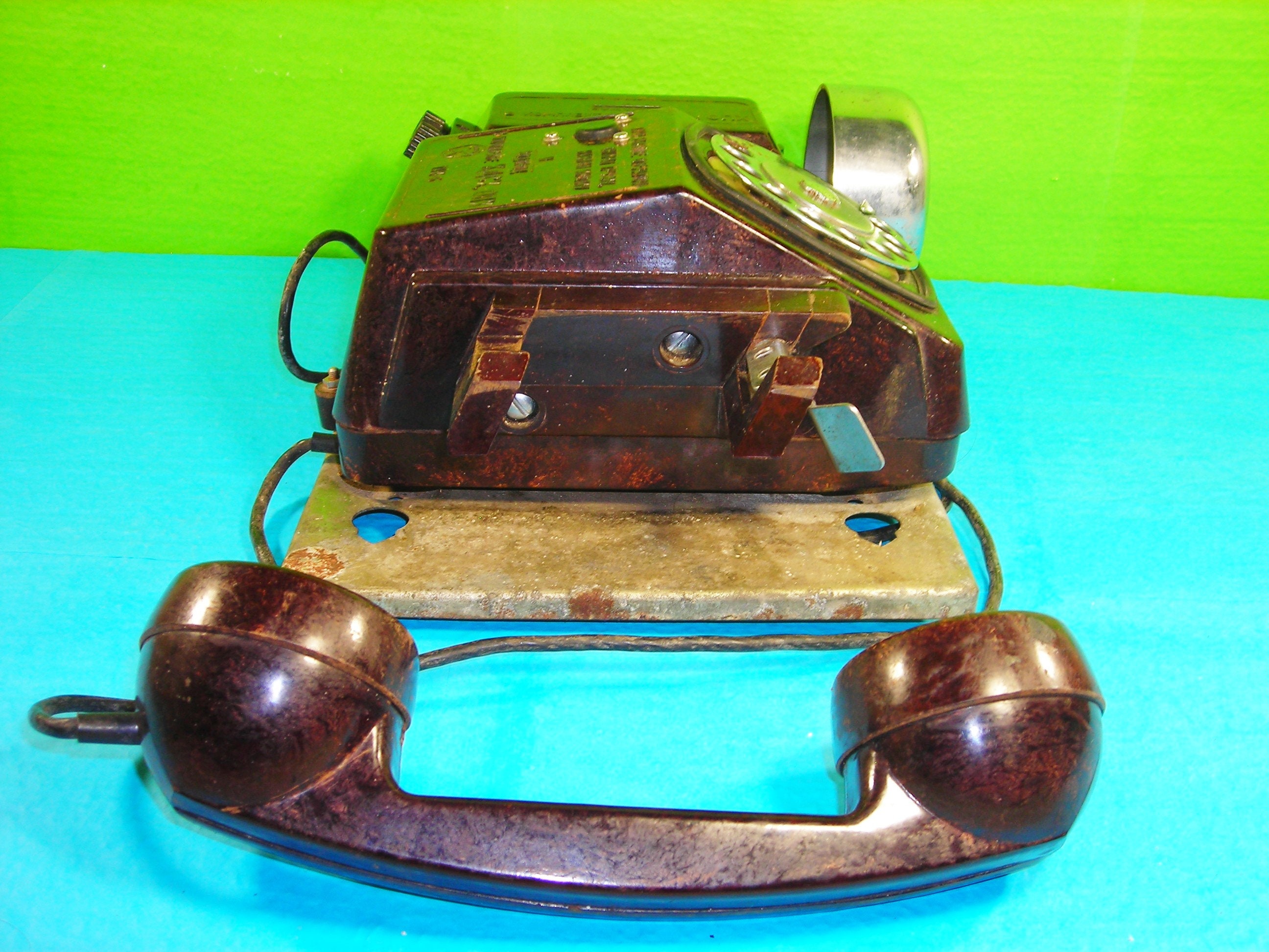 Vintage Rotary Telephone TAH-B Soviet Wall Phone USSR 1980s | Etsy