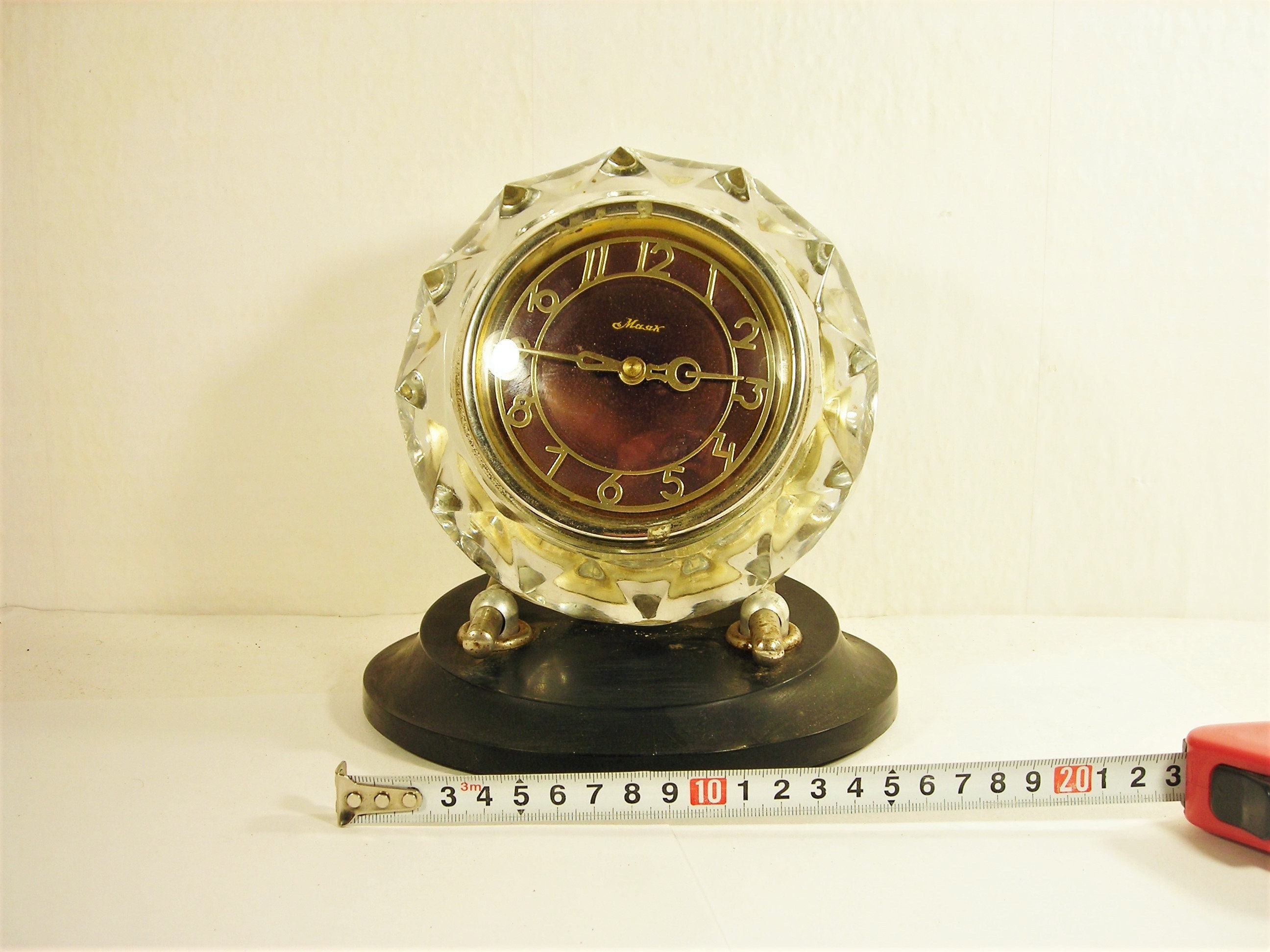 Old Soviet Clock Retro Mechanical Clock 1960s - Etsy