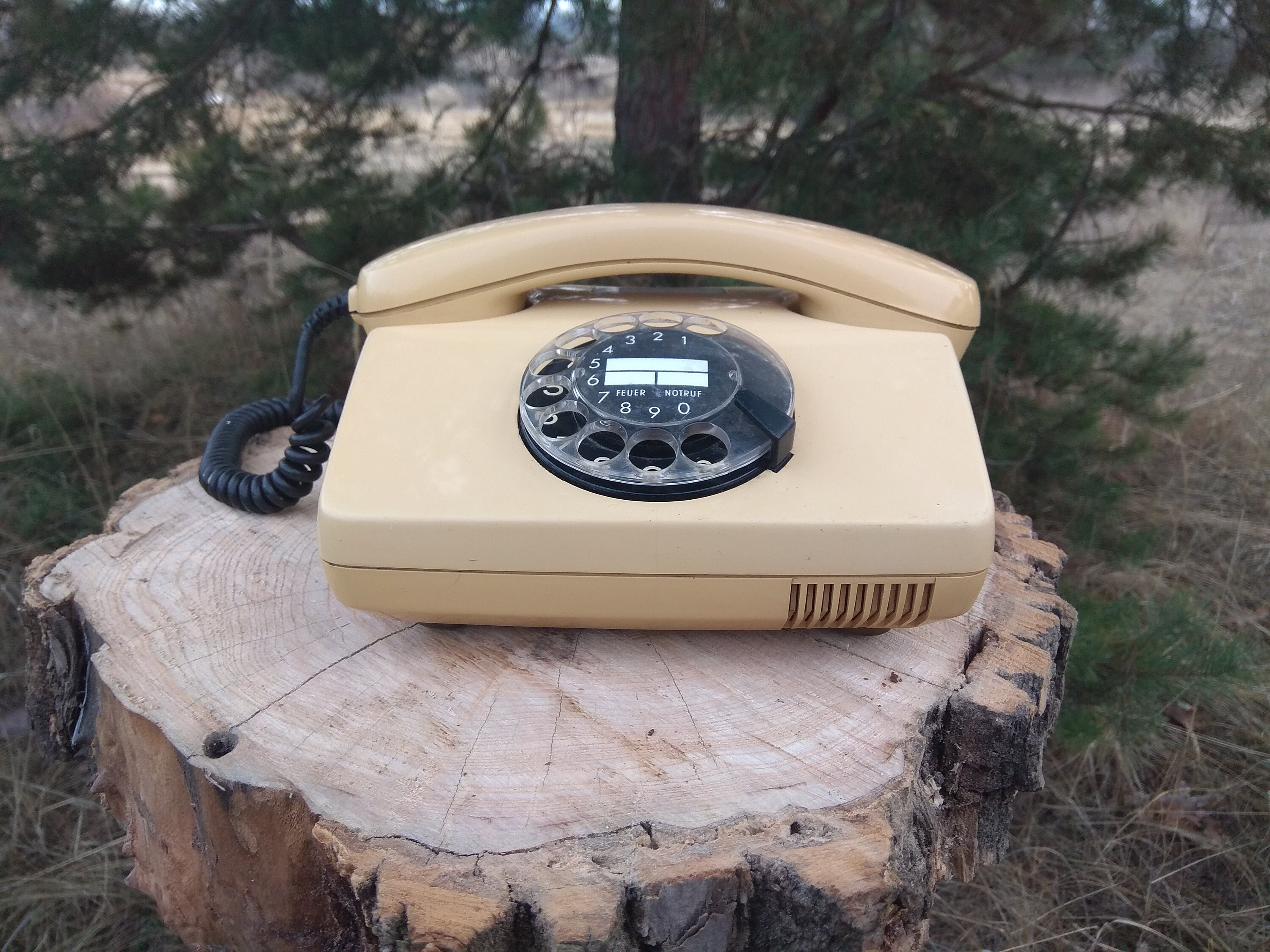 Vintage rotary phone Siemens old desk phone Retro telephone | Etsy
