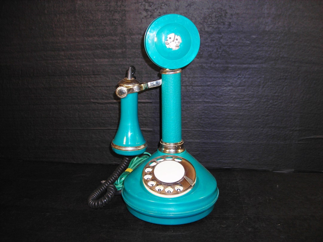 Retro Rotary Phone Desk Telephone 1990s - Etsy
