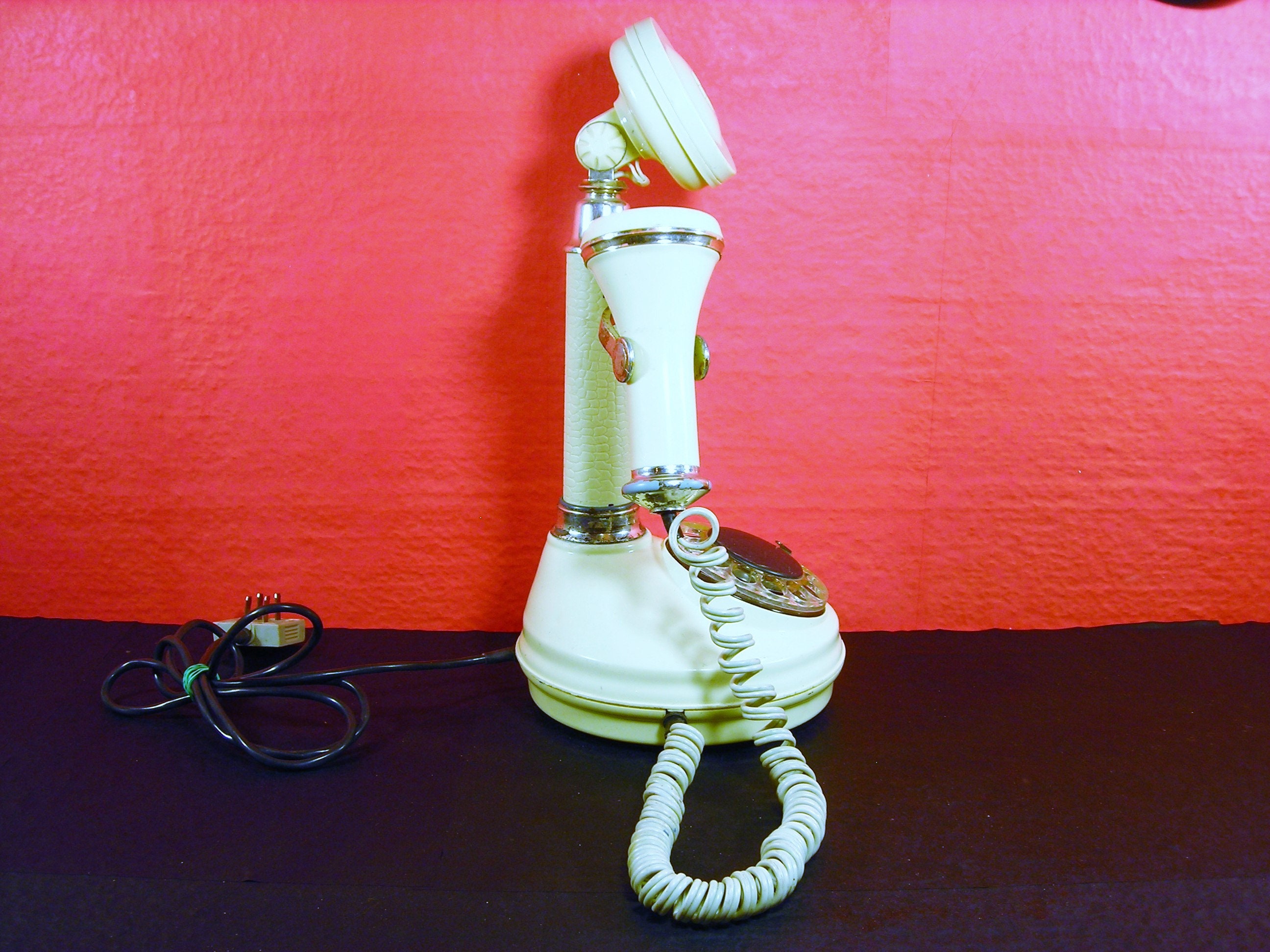 Retro Rotary Phone Desk Telephone 1990s - Etsy UK