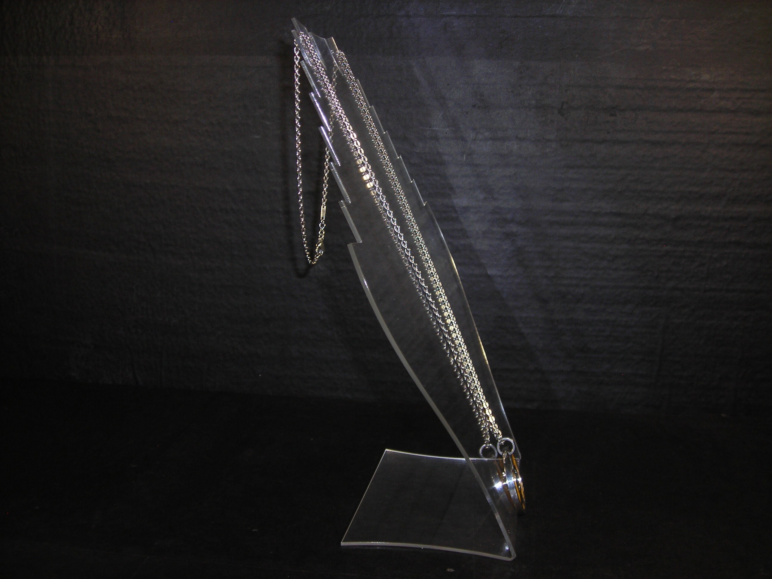 Vintage Ck Pendant Chain Necklace Silver Tone 1980s - Etsy UK