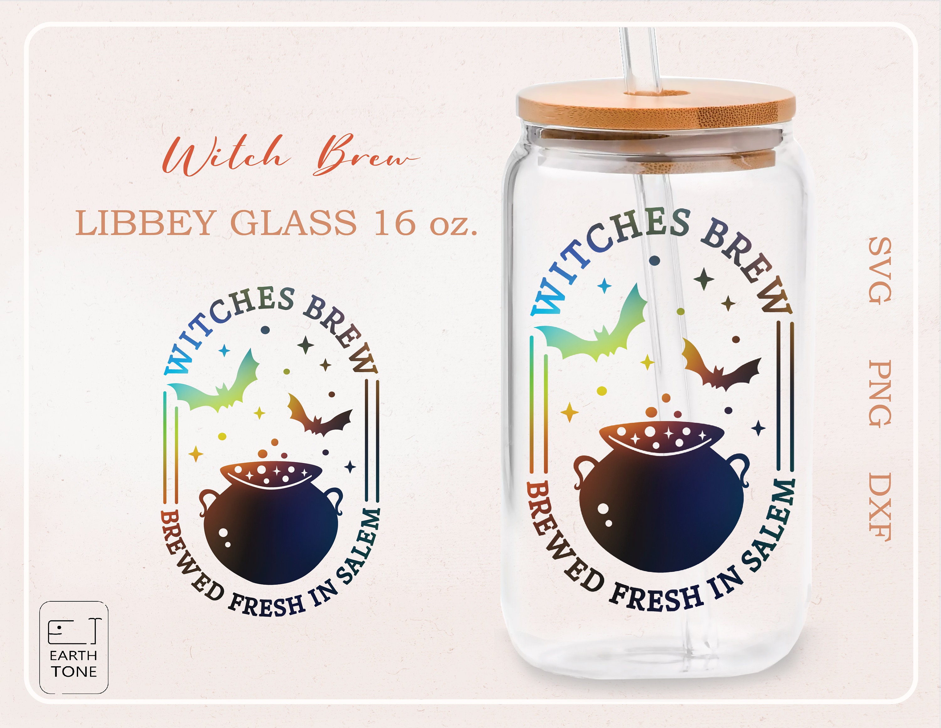 Witch Brew Can Cup Halloween basic Witch spooky Season - Etsy