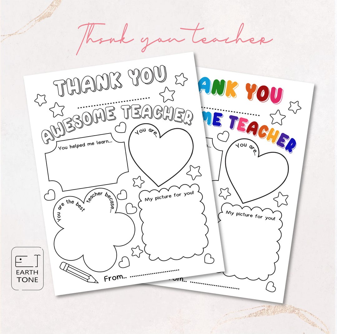 Awesome Teacher Printable ,teacher Appreciation Week, School Kids ...