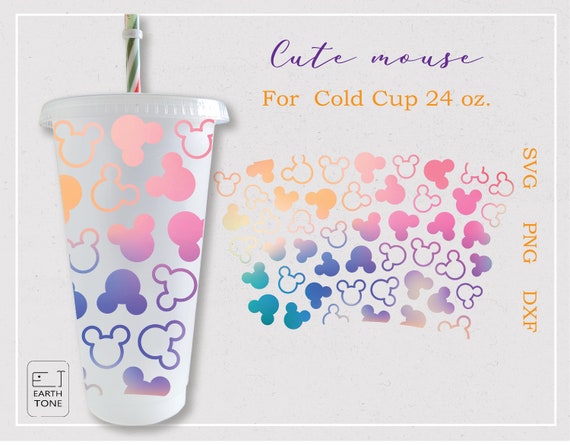 Lovely Mouse Cup seamless Mouse Full Wrap for No Hole Venti - Etsy