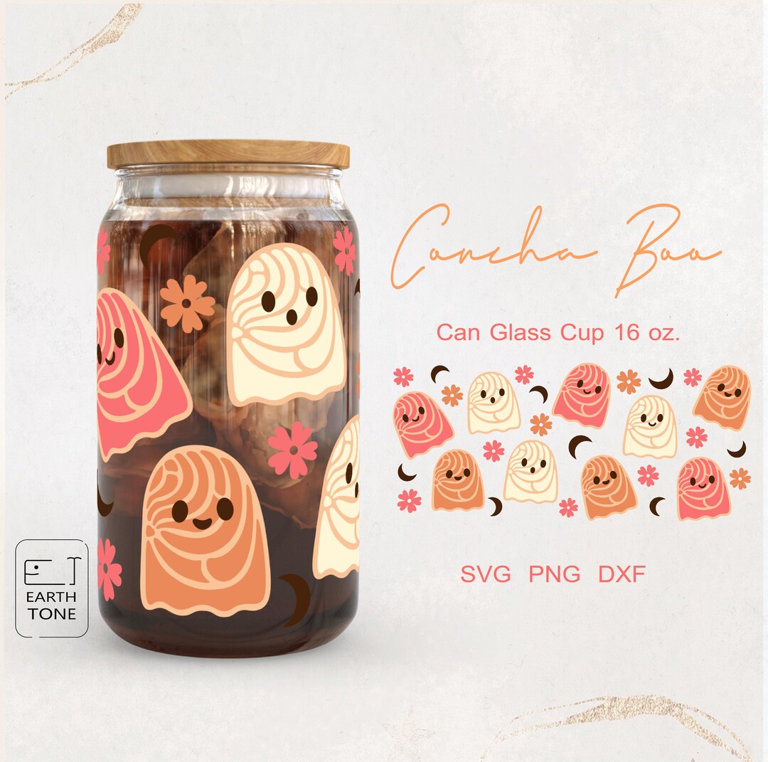 Ghost Concha Halloween Boo Mexican Spooky Season Flower Full Wrap for ...