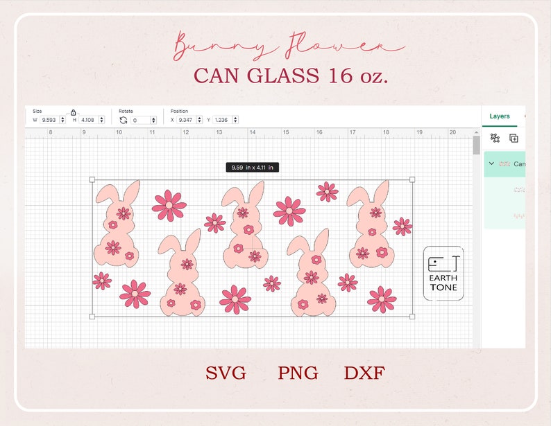 Bunny Peep Flower Svg Rabbits Retro Easter Day spring Full - Etsy