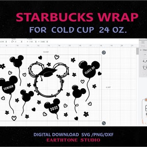 Senior 2022 ,class of 2022, Personal Cup, Graduation Gifts, Full Wrap ...