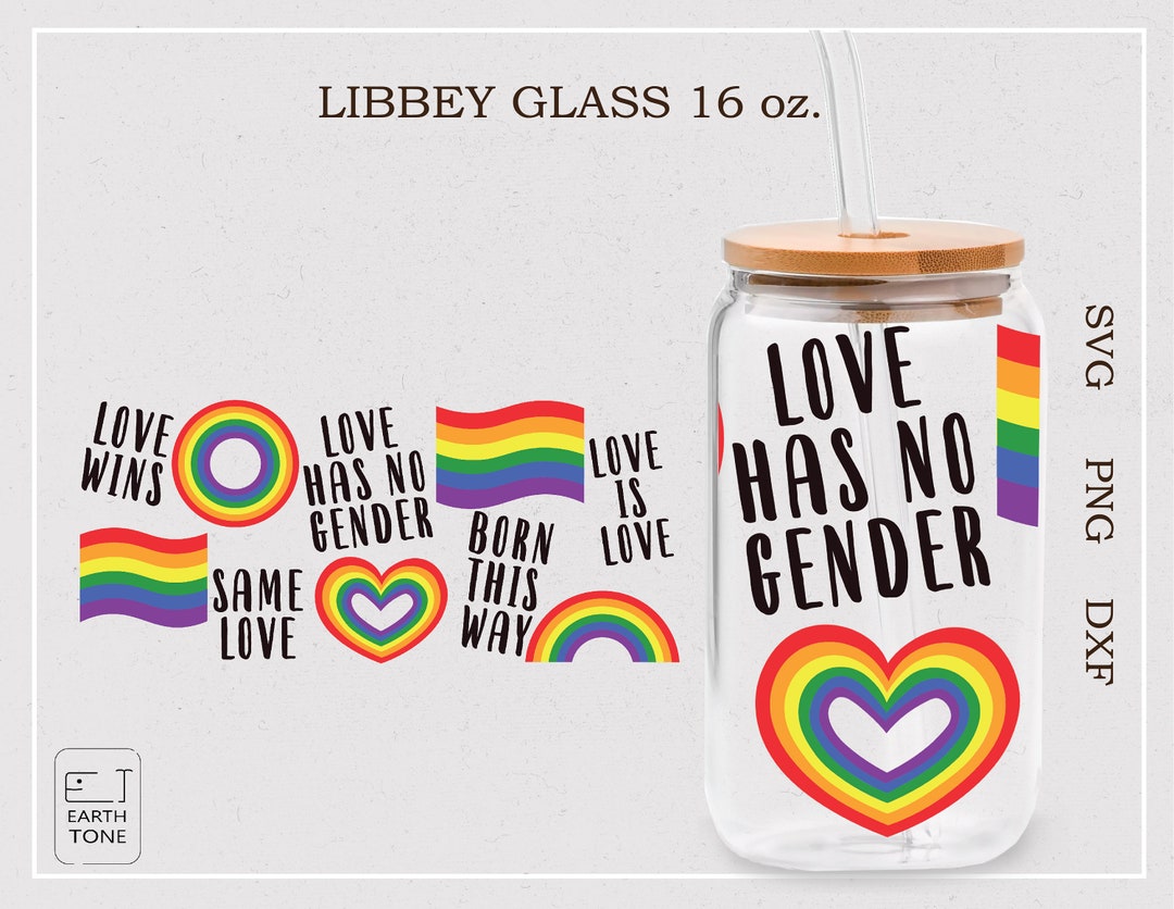 Pride Cup Love Wins Love is Love rainbow Heart LGBTQ - Etsy