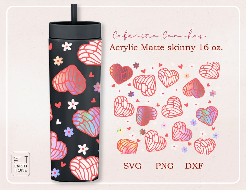 Love Sweet Heart Concha cafecito Y Chisme Pan Dulce - Etsy