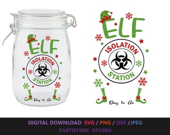 Quarantine Elf SVG Elf Isolation Station Svg Elf Cut Files - Etsy