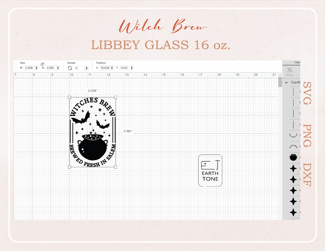 Witch Brew Can Cup Halloween basic Witch spooky Season - Etsy