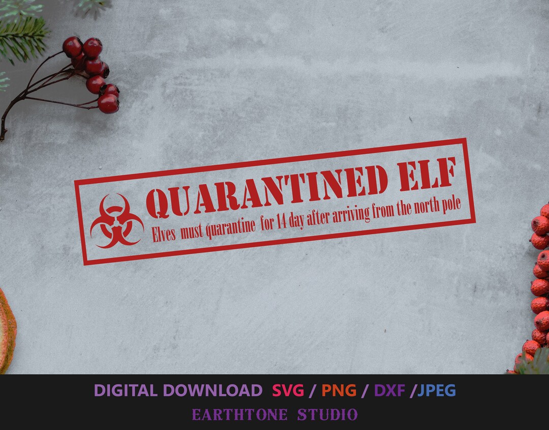Elf's Isolation House elf Quarantine Jar Christmas - Etsy
