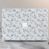 Pretty Flowers on Light Pink Flora MacBook Case for New MacBook M1 M2 ...