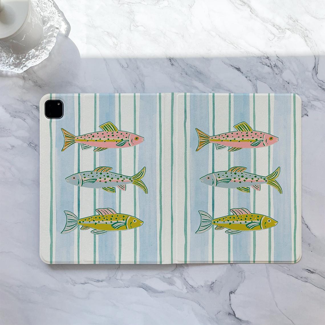 Cute Fish iPad Case, iPad Air 2025 iPad 10 10.9" 2022 iPad 11th Case ...