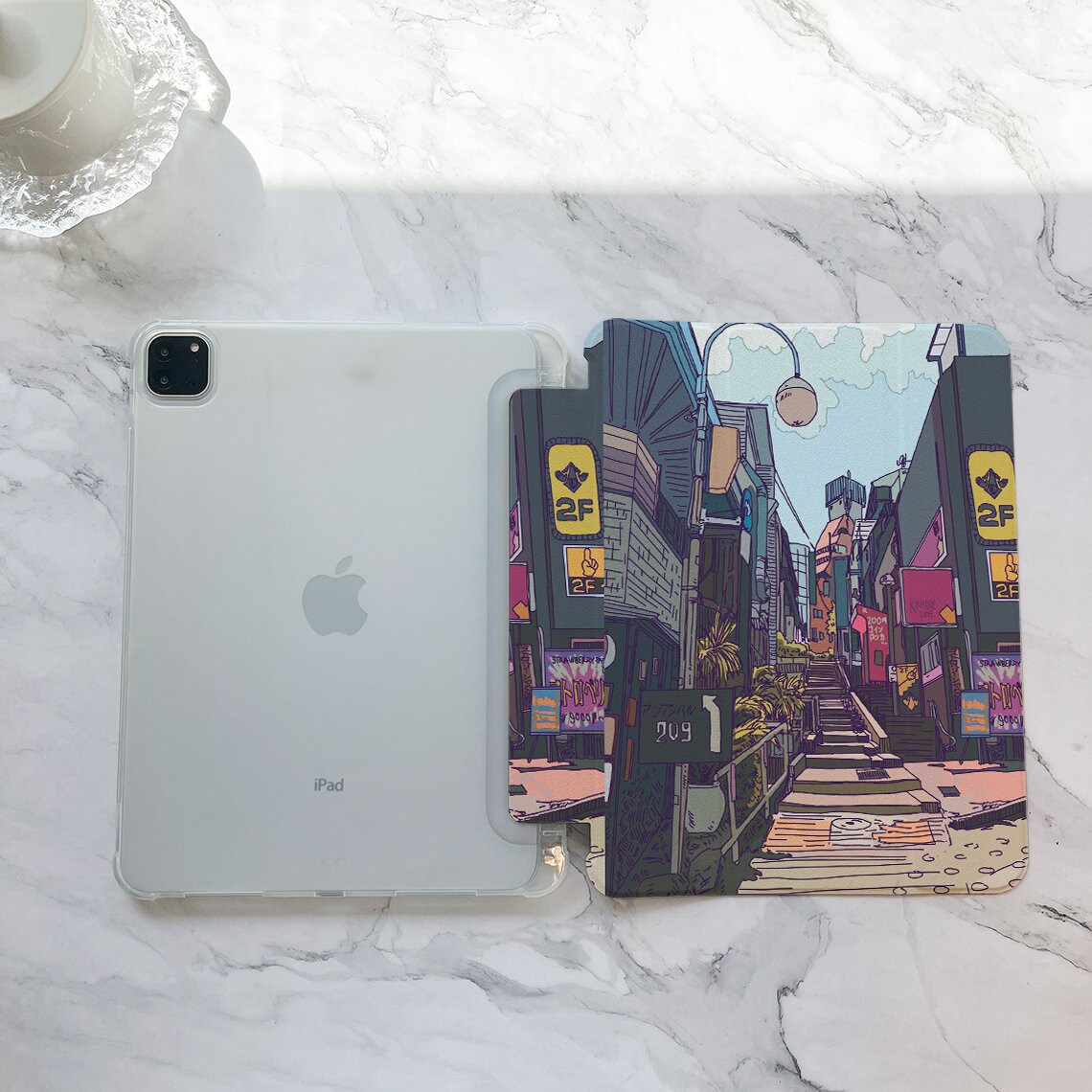 Cartoon Landscape Painting Ipad Case for 9.7'' - Etsy