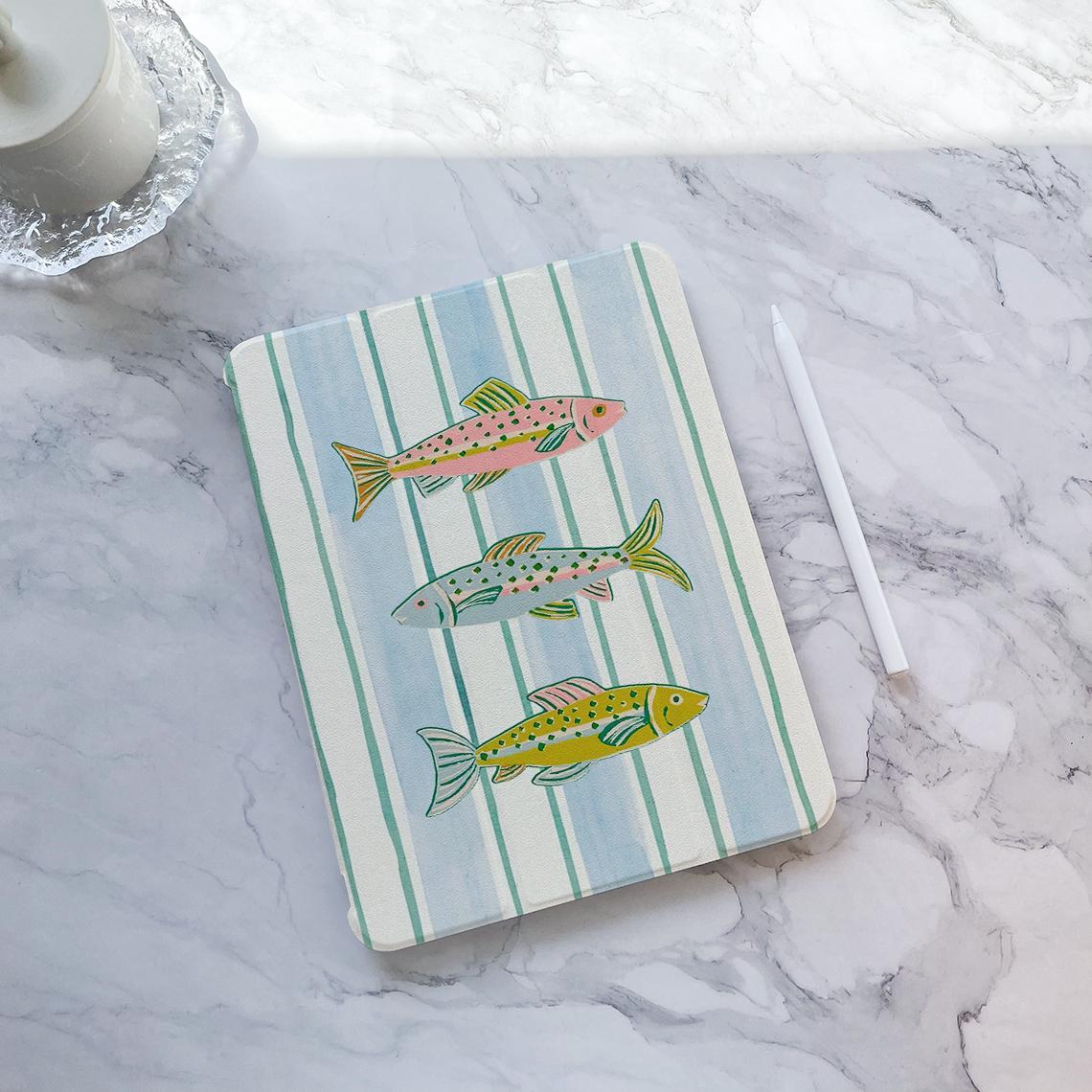 Cute Fish iPad Case, iPad Air 2025 iPad 10 10.9" 2022 iPad 11th Case ...