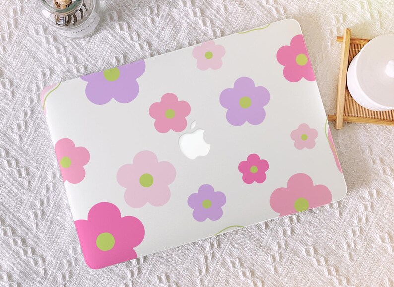 Cute Colorful Flowers Macbook Case Macbook Pro 13 2020 Macbook - Etsy