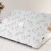 Pretty Flowers on Light Pink Flora MacBook Case for 2025 M4 Air 13/15 ...