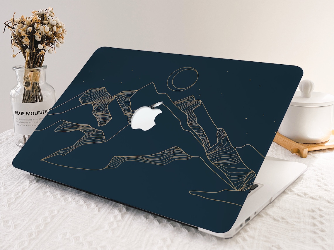 Mountains Moon Stars Macbook Case Macbook Pro 13 2020 - Etsy
