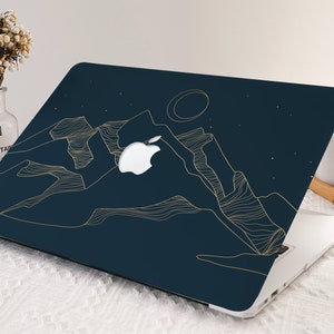 Mountains, Moon, Stars MacBook Case MacBook Pro 13 2020 MacBook Air 13 ...