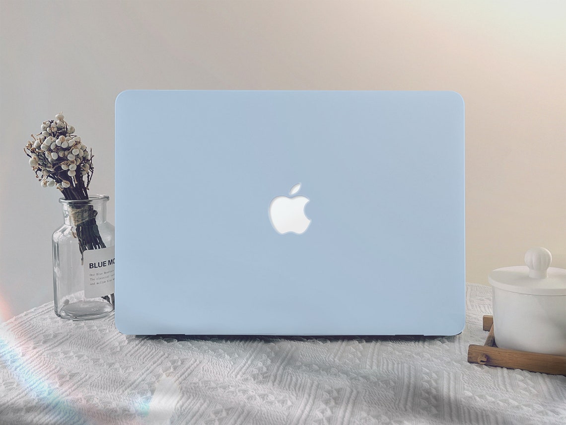Light Blue Simplicity Macbook Case Macbook Pro 13 2020 Macbook - Etsy