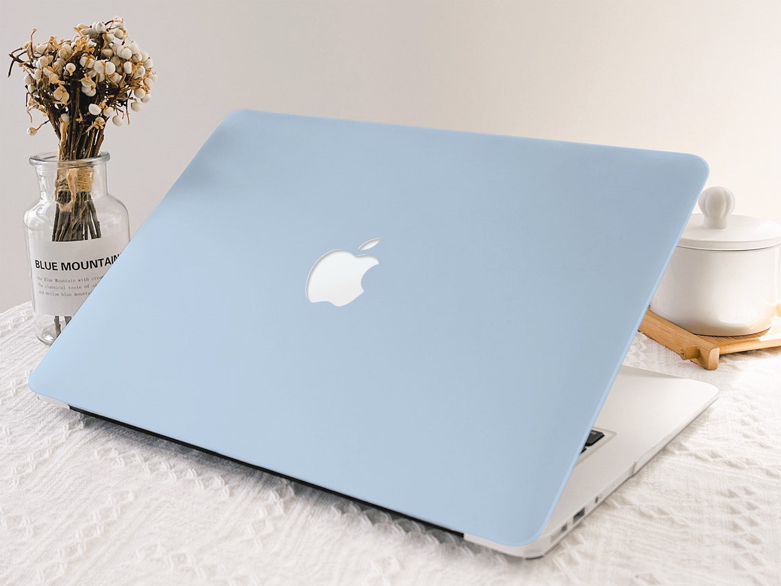 Light Blue Simplicity Macbook Case Macbook Pro 13 2020 Macbook - Etsy