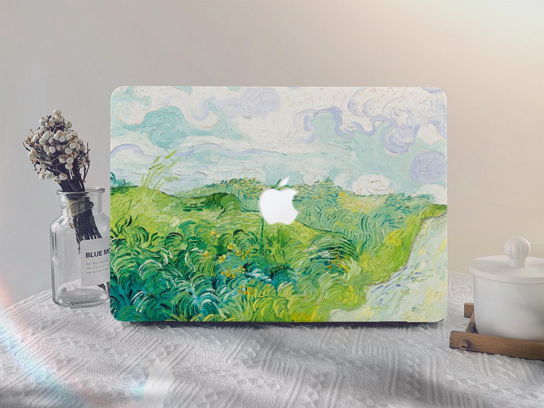 Oil Painting Green Grass MacBook Case MacBook Pro 13 2020 MacBook Air ...
