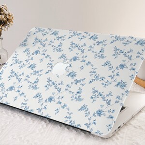 Light Blue Floral MacBook Case New MacBook Pro 13 A2338 MacBook Air 15 ...