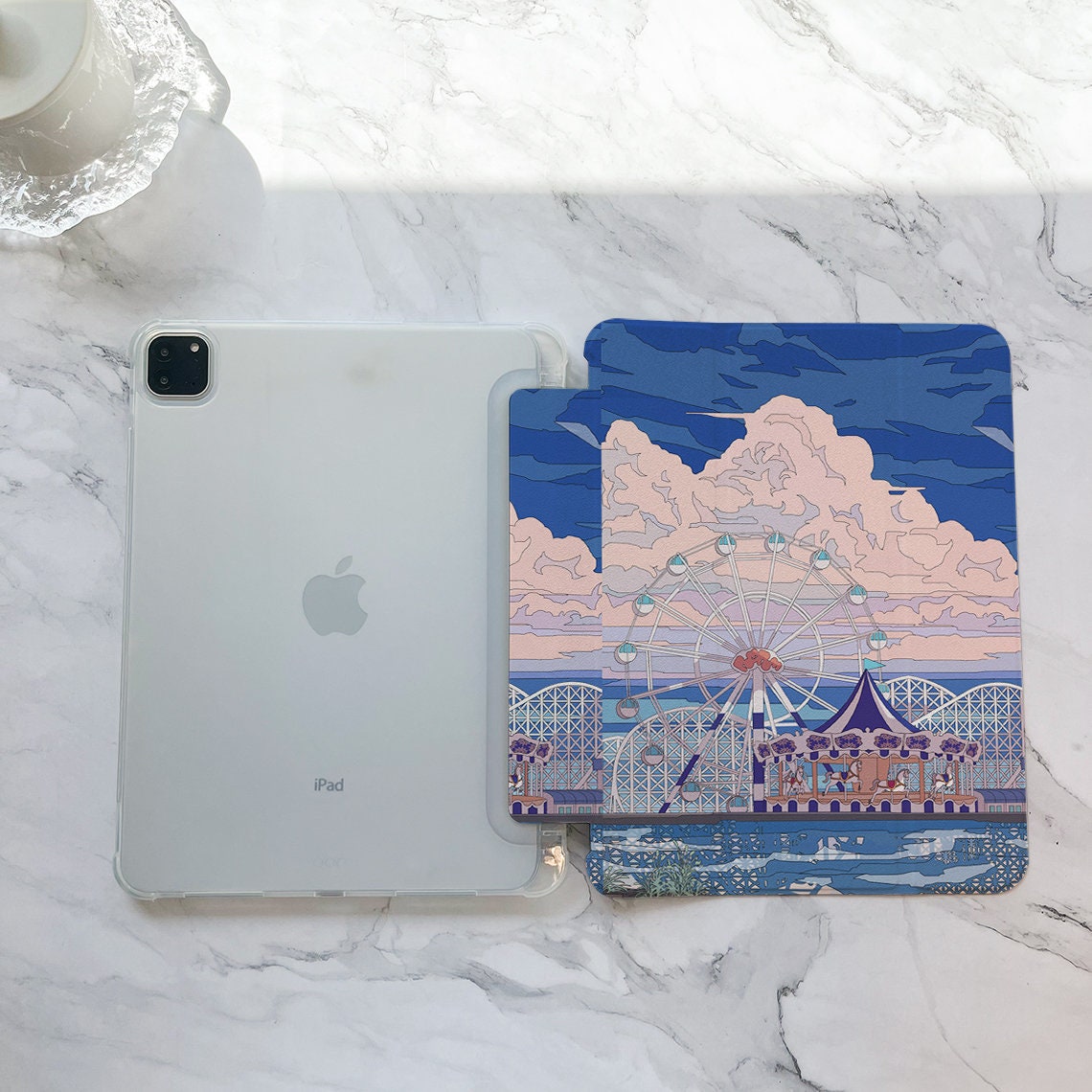 Cartoon Landscape Painting Ipad Case for 9.7'' - Etsy