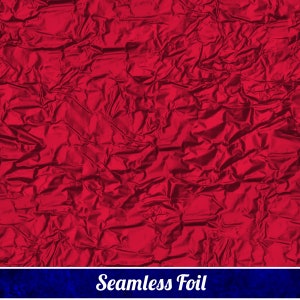 Crimson Foil Seamless Background Texture, Red Metallic Texture, 15x15 ...