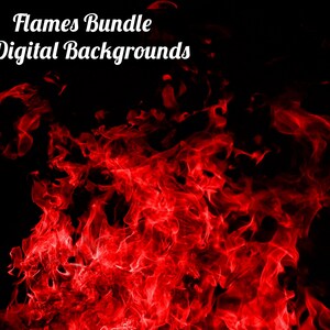 Flames PNG 20X16 Inch Papers Discount Bundle, 5 Fire Texture Smoke Backgrounds, Smokey Flames ...