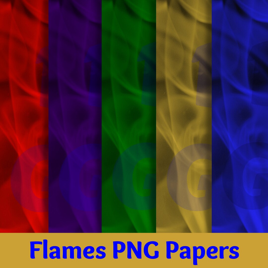 Flames PNG Sublimation Backgrounds Bundle, 12X12 Inch, Fire Texture ...
