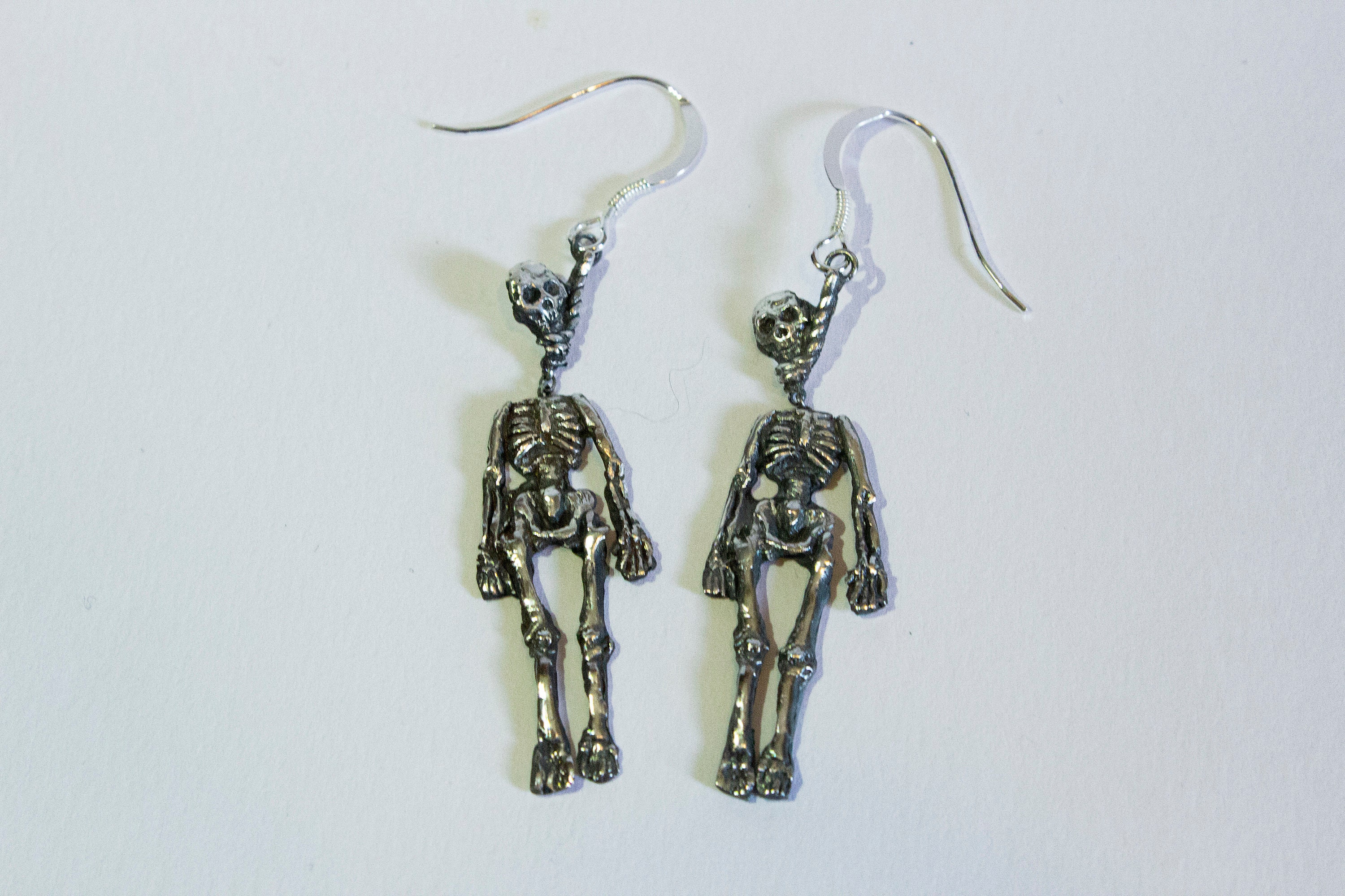 The Hanging Man. Silver Gothic Pendant Memento Mori and | Etsy