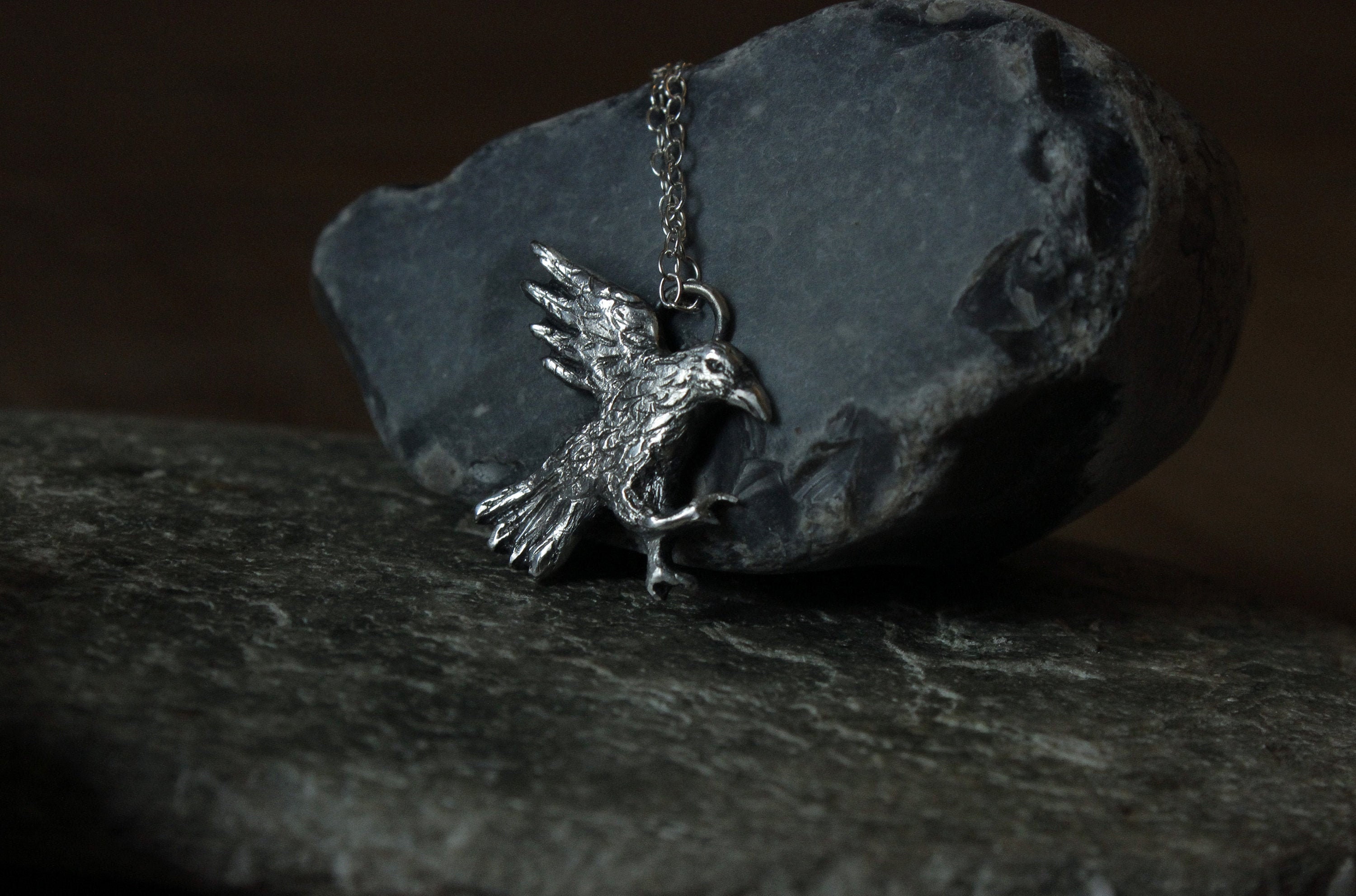 Corvus Memento Mori Macabre Gothic Themed Crow Raven. | Etsy