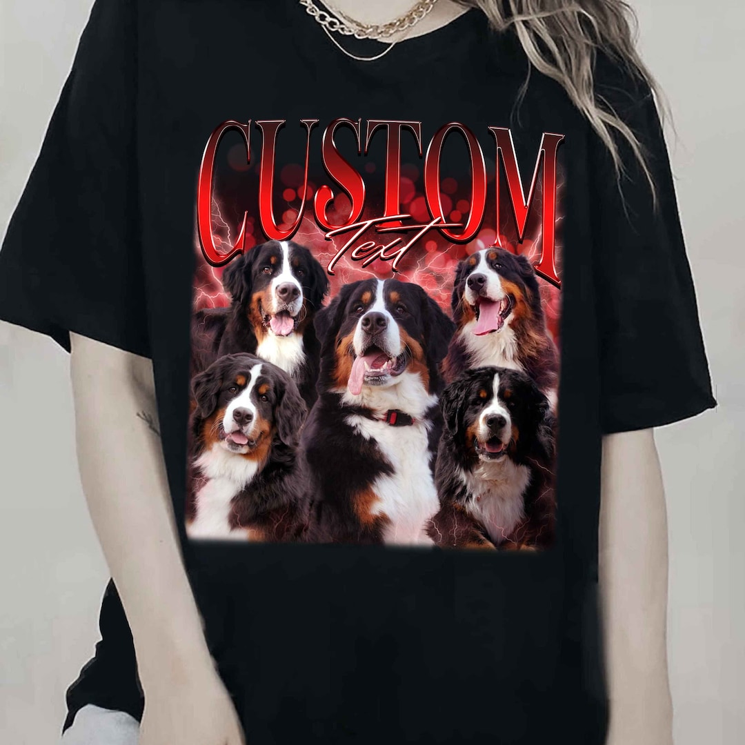 CUSTOM Dog Cat Bootleg Rap Tee, Custom Your Own Bootleg, Custom Photo ...