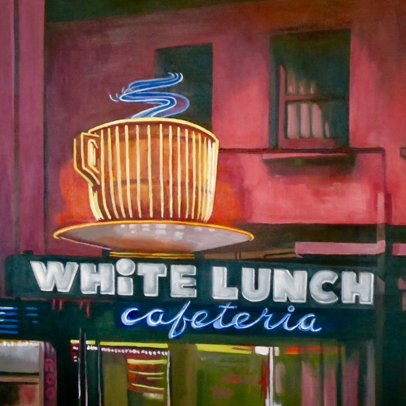 Cafeteria Painting - Etsy