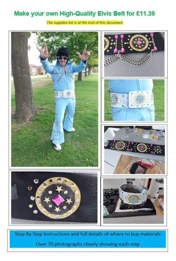 Make Your Own High Quality Elvis Belt for 11.39 Full Guide - Etsy