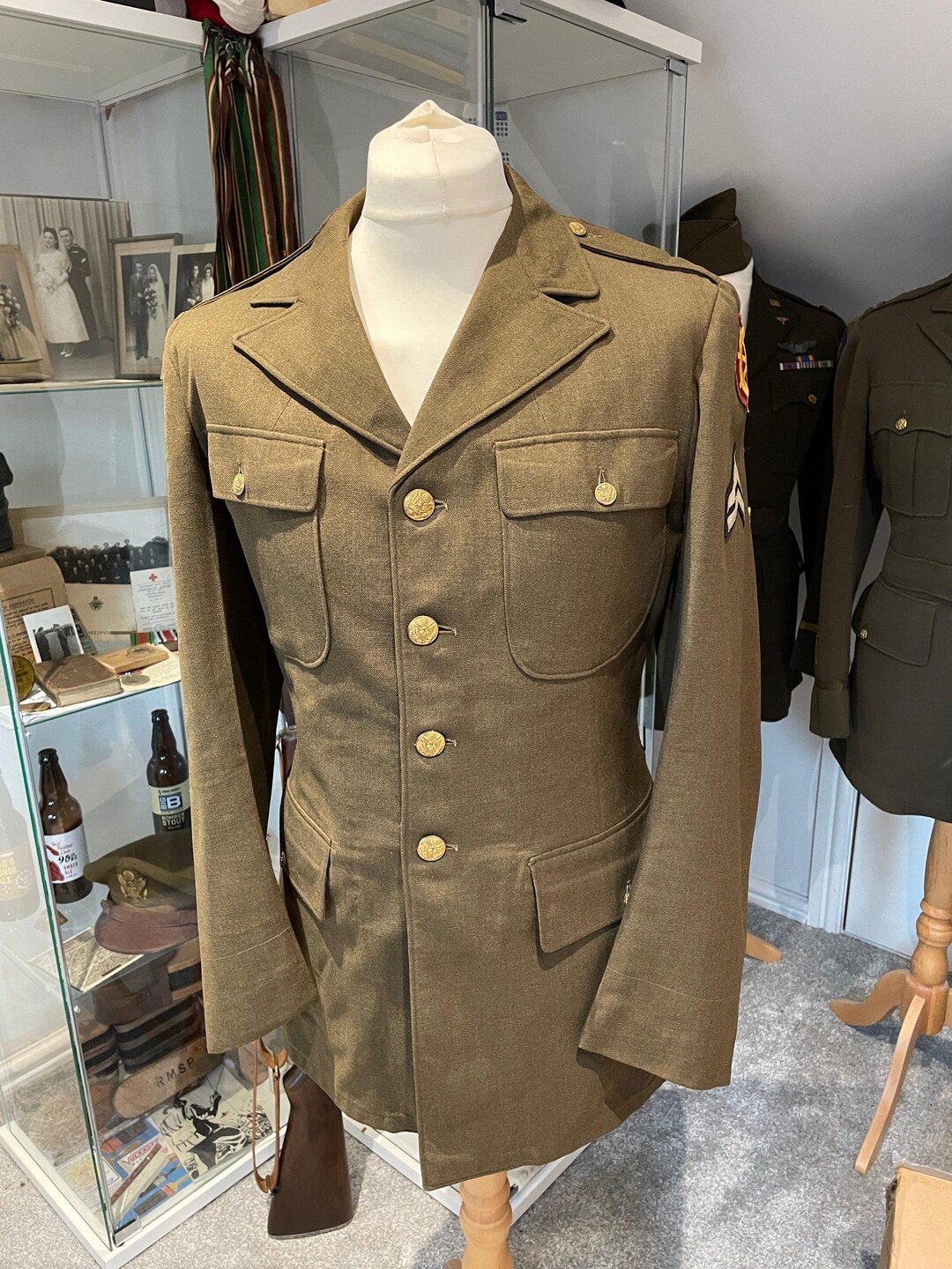 Original American World War Two, Enlisted Man's Class A Tunic, Size 42L ...