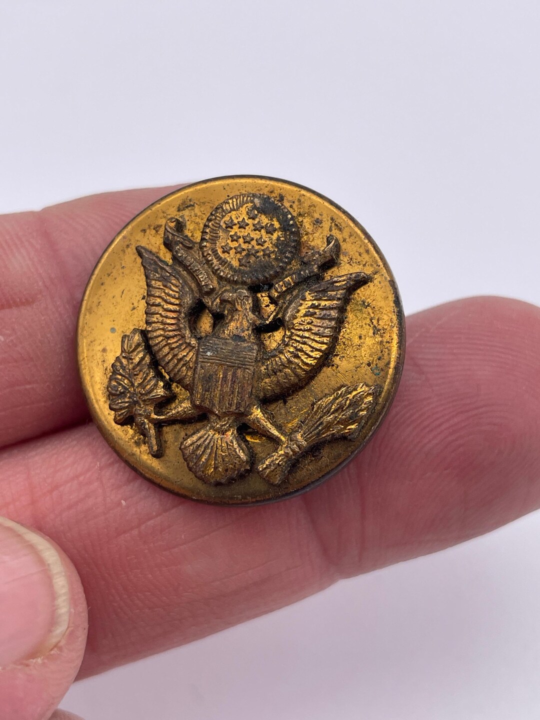 Original American Early World War Two Enlisted Collar Brass, Branch ...