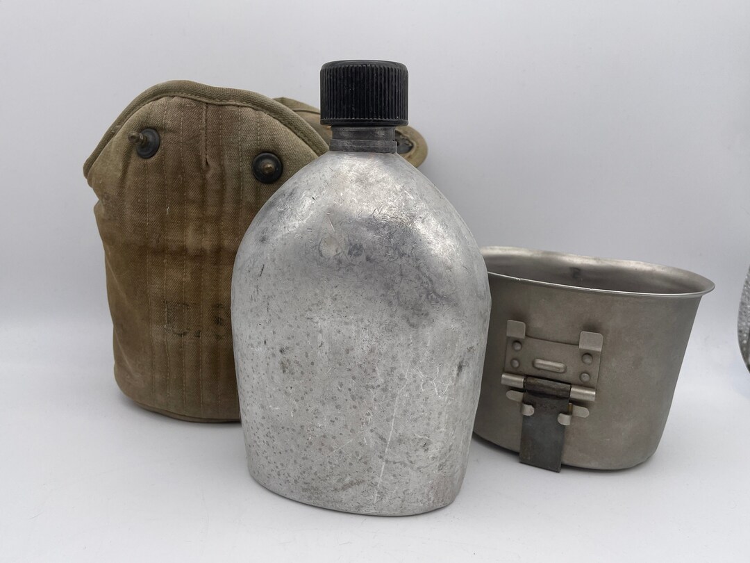 Original World War Two Era American Canteen, Cup and Cover - Etsy