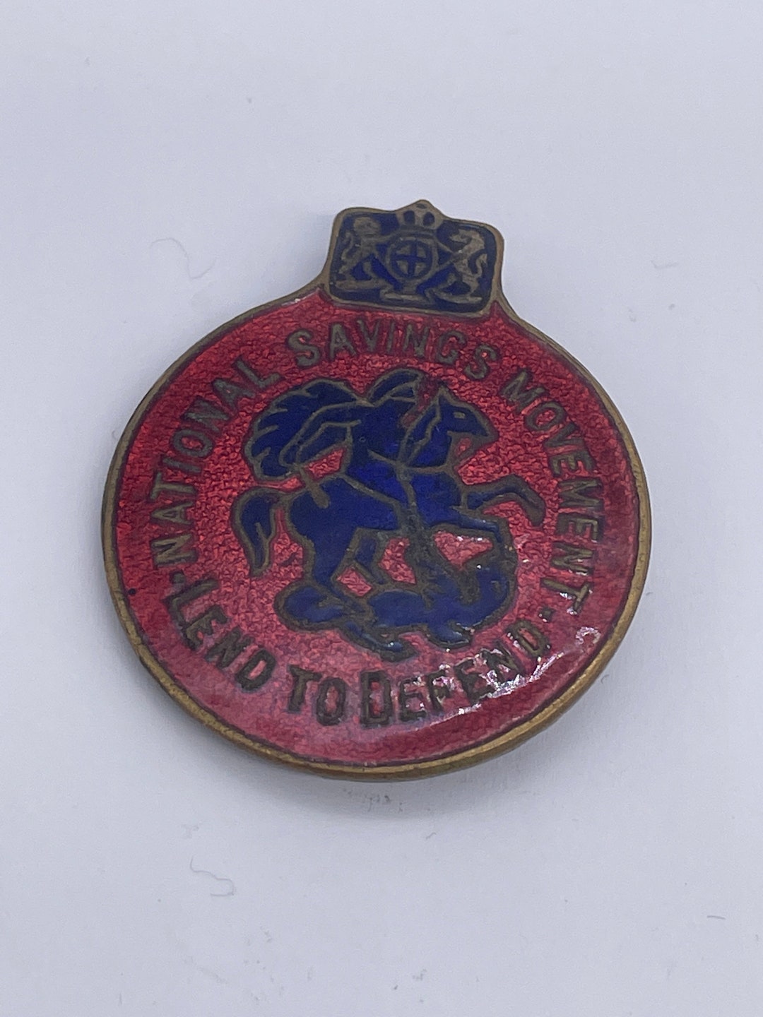 Original World War Two Era Pin Back Badge, National Savings Movement ...