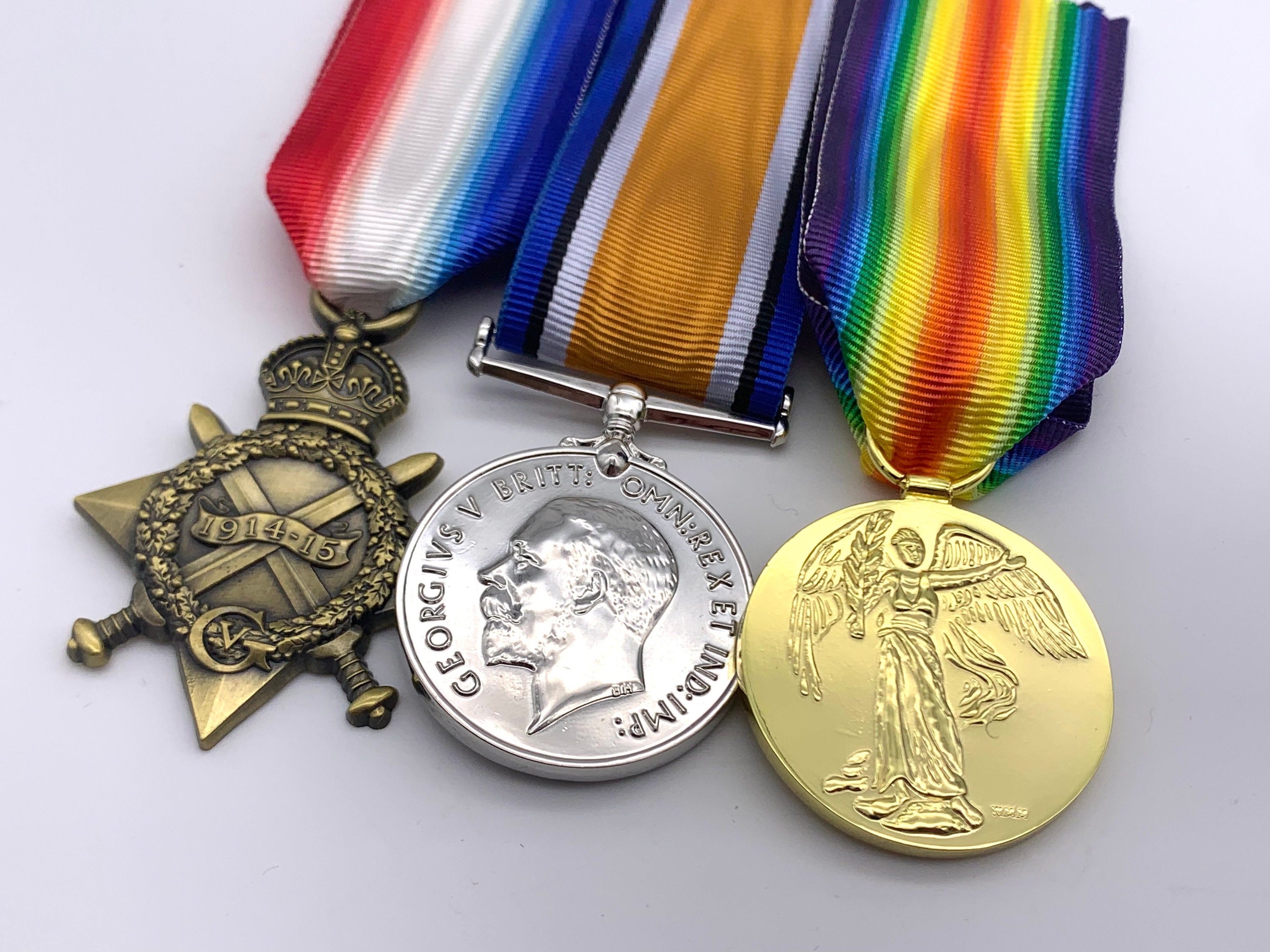 WW1 Medal Trio 1914/15 Star British War And Victory Medals | Etsy