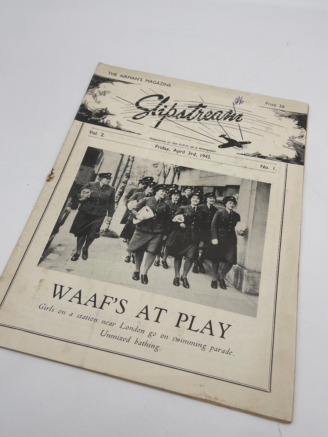 Original World War Two Magazine Slipstream the - Etsy