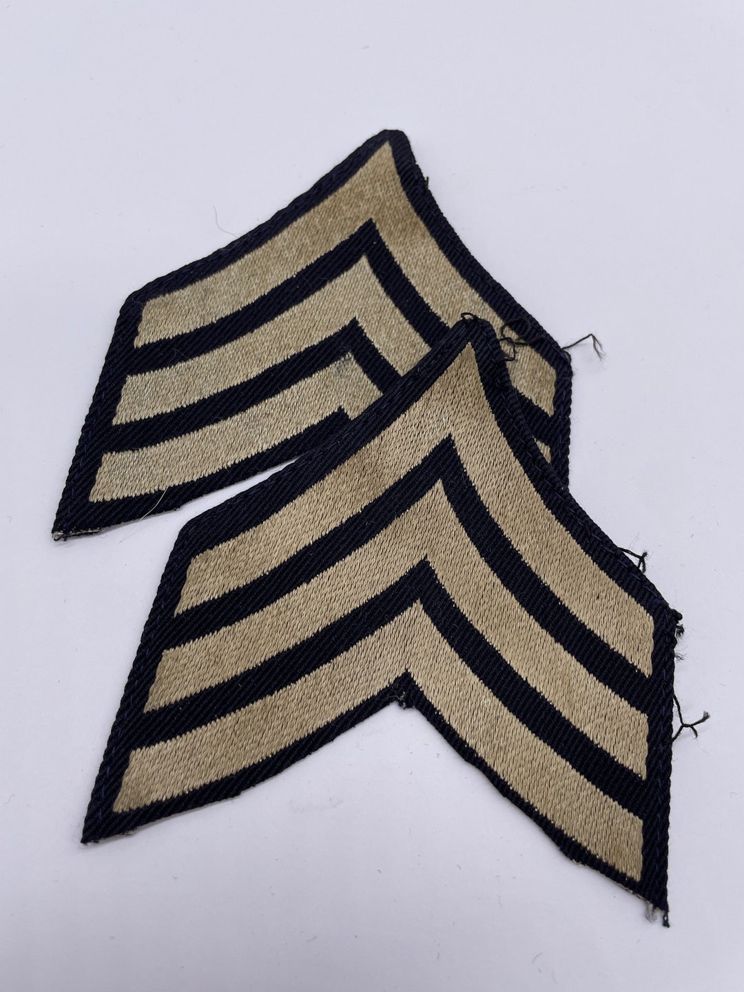 Original World War Two Era American Felt Sgt Stripes/chevrons - Etsy