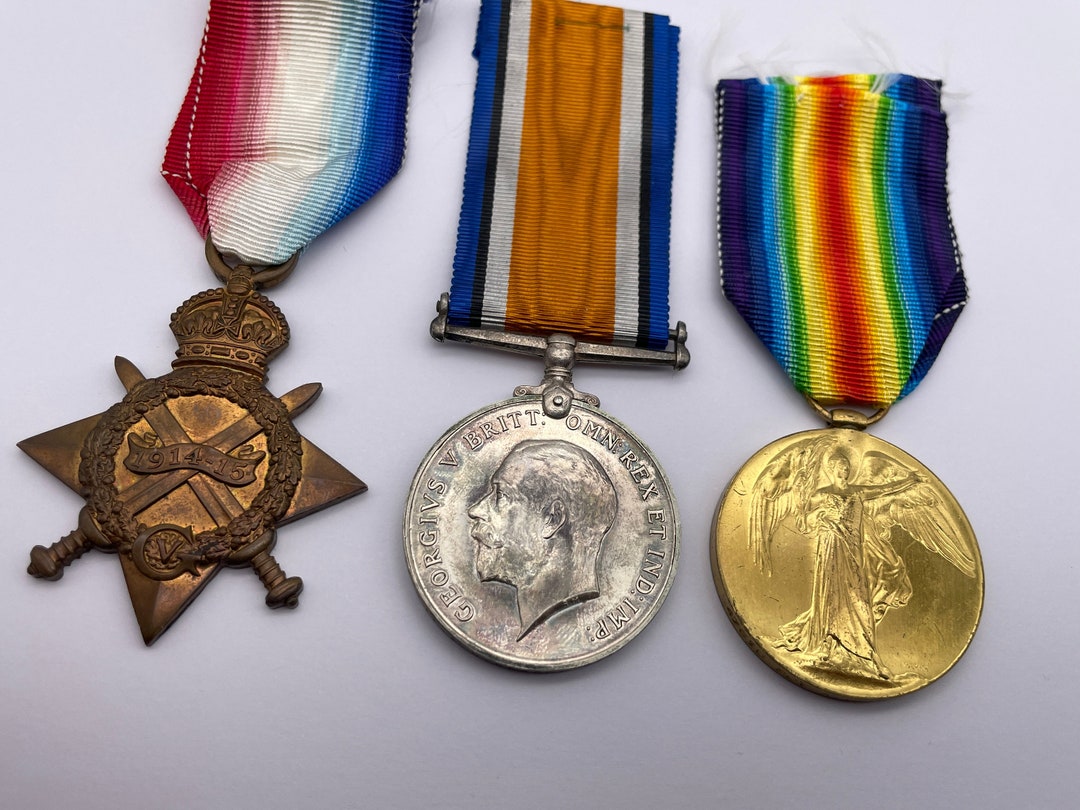 Original World War One Medal Trio Spr Beard Royal Engineers - Etsy