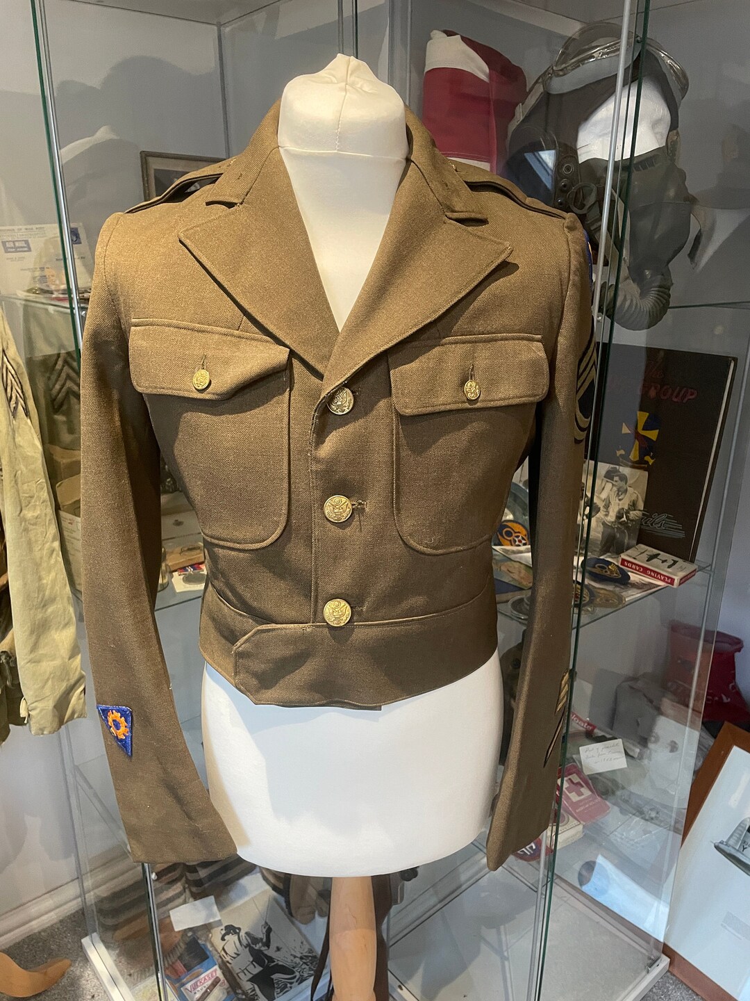 Original World War Two Cut Down Enlisted Man's Class A Tunic, Army Air ...