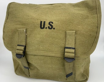 WWII WW2 US M1936 Haversack Backpack Pack Musette Bag in Khaki - Etsy
